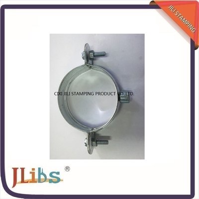 Galvanized Stee M7 / M8 Pipe Clamp Fittings , Thinckness 0.7-1.2mm