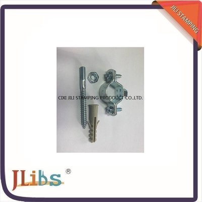 Welding Galvanised Steel Pipe Clamp Fittings  With Nut Screw round pipe clamps