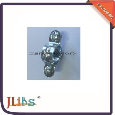 Single Pipe Clamps M7 Without Rubber White Zinc Galvanize Metal Tube Clamps