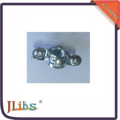 Single Pipe Clamps M7 Without Rubber White Zinc Galvanize Metal Tube Clamps