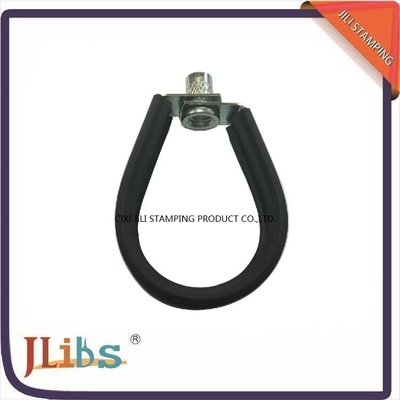 Carbon Steel Hanging Pipe Clamps / Pipe Hanging Brackets With Epdm Rubber
