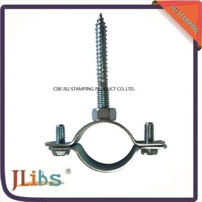 Carbon Steel Clamp For Pipe , 1.3mm-1.5mm Thickness Pipe Support Clamps