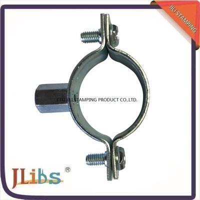 M8+10 Nut Cast Iron Pipe Clamps For Pipe Connection , Pipe Clamp Bracket