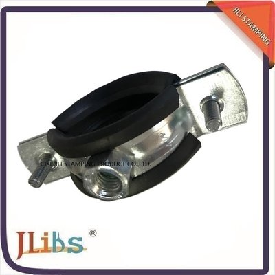 M8 Nut Pipe Clamp Fittings Metal Pipe Hangers 3 Inch Ventilation Pipe Clamp