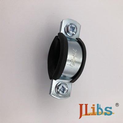Environmental Galvanized Pipe Clamps / Multicolor Pleated Exhaust Pipe Clamp