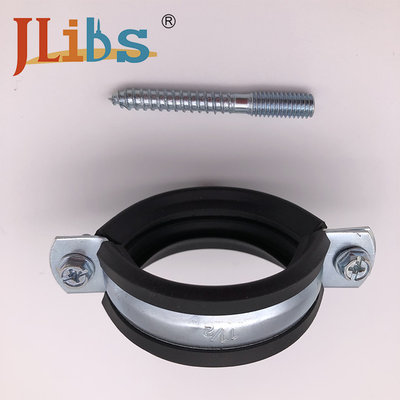 Environmental Galvanized Pipe Clamps / Multicolor Pleated Exhaust Pipe Clamp