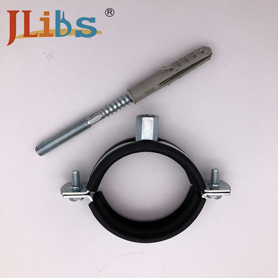 1/2" - 8" Zinc Plated Steel Pipe Clamp Fittings With M8 + M10 Nut