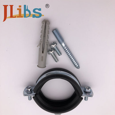1/2" - 8" Zinc Plated Steel Pipe Clamp Fittings With M8 + M10 Nut