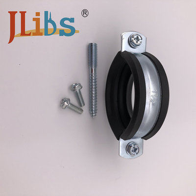 Bone Surface Gas Pipe Clamp 4.0mm Thick Rubber High Temperature Resistance