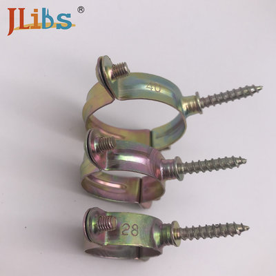Steel Building Wall Mount Pipe Clamp Metal Tube Clips Wall Mount Pipe Clamp