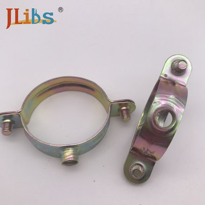M6 Superfines Galvanized Iron Pipe Clamps With Multicolor Pleated