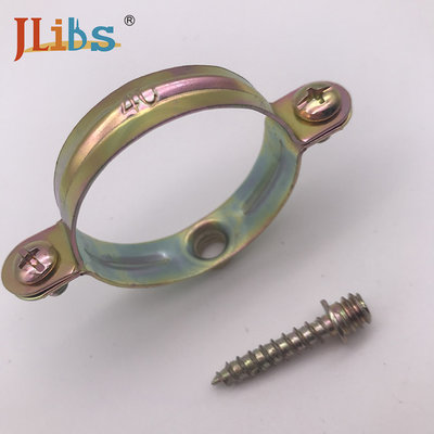 Superfines Single Pipe Clamps Fittings M6 Without Rubber Carbon steel