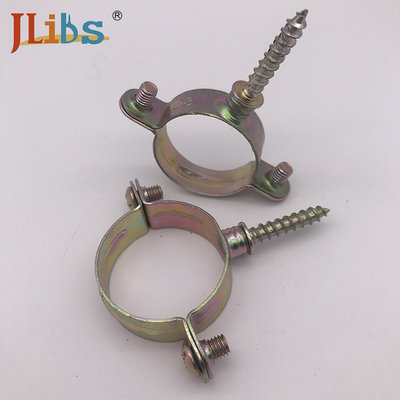 Superfines Single Pipe Clamps Fittings M6 Without Rubber Carbon steel