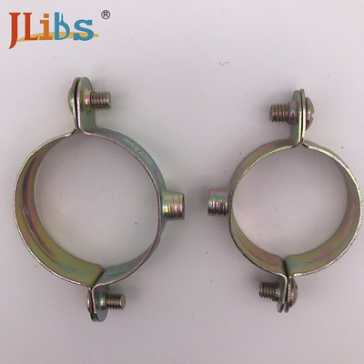 Superfines Single Pipe Clamps Fittings M6 Without Rubber Carbon steel