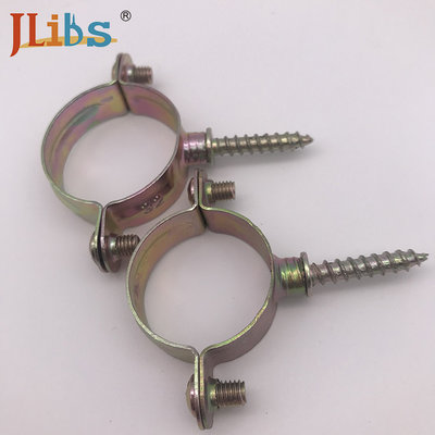 Zinc Galvanized Single M6 Pipe Clamp Fittings Without Rubber