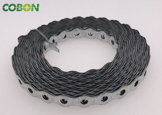 Single Side Bracket Metal Fixing Band With Holes Galvanized Plate