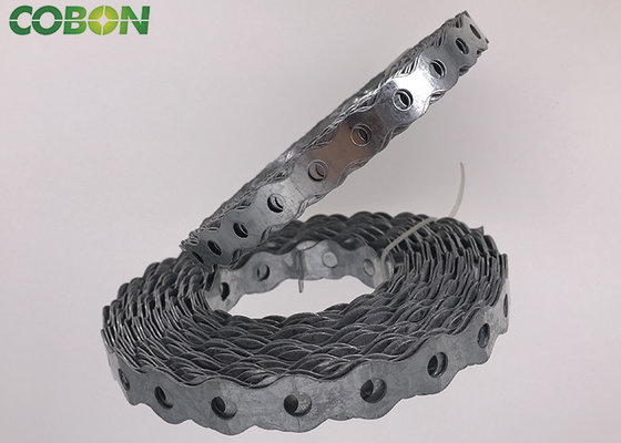 Powder Painting Perforated Metal Strip For Construction / Hanging Ductwork