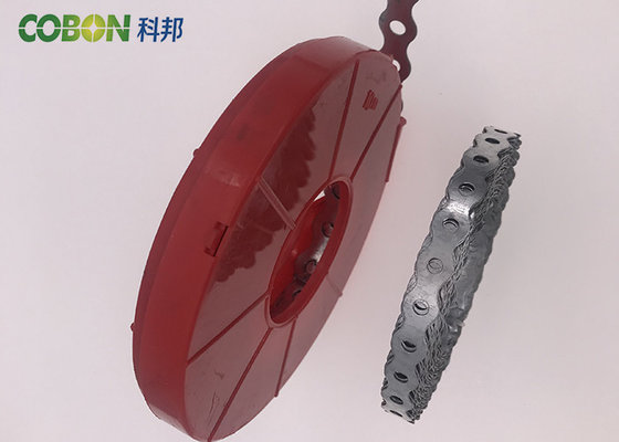 Hanging Large Sized Pipes Metal Fixing Band 0.02MM Thickness Tolerance