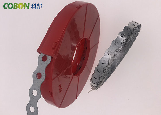 Wood Perforated Plumbers Tape Metal Strapping Perforated Steel Band Punched  Strapping
