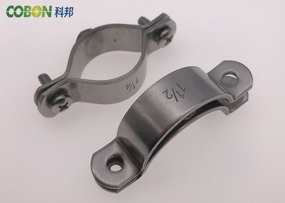 Industrial Gas Stainless Steel Pipe Clamps And Brackets Light Weight Easy To Fix