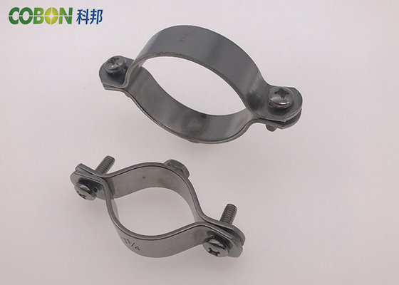 Industrial Gas Stainless Steel Pipe Clamps And Brackets Light Weight Easy To Fix
