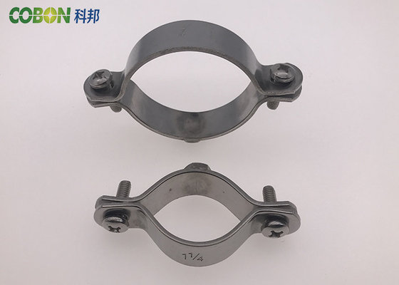 Stainless Steel Metal Pip Pipe Clamps Coupling Welded Metal 4 Inch Pipe Clamp Plain