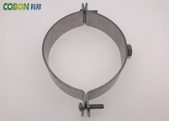 Sandblasting Surface Finishing Hydraulic Pipe Clamps For Heating Pipeline