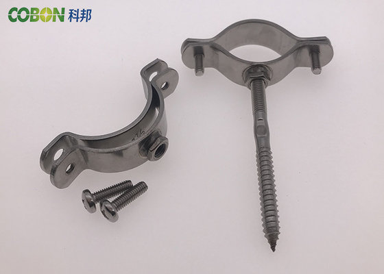 Thickness 2.5mm Stainless Steel Pipe Clamps Hanger Bolt  Paper Carton Package