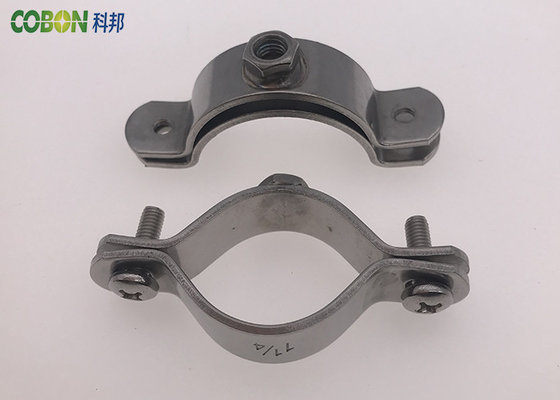 Thickness 2.5mm Stainless Steel Pipe Clamps Hanger Bolt  Paper Carton Package