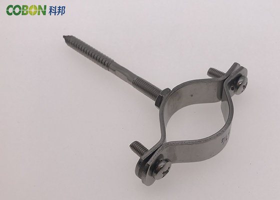 20mm 30mm Width Wall Mount Pipe Clamp With Nut Tapping Screw Nylon Plug