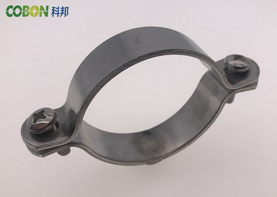 Multicolor Pleated Volt - Endurance Stainless Steel Pipe Clamps For Water Pipeline