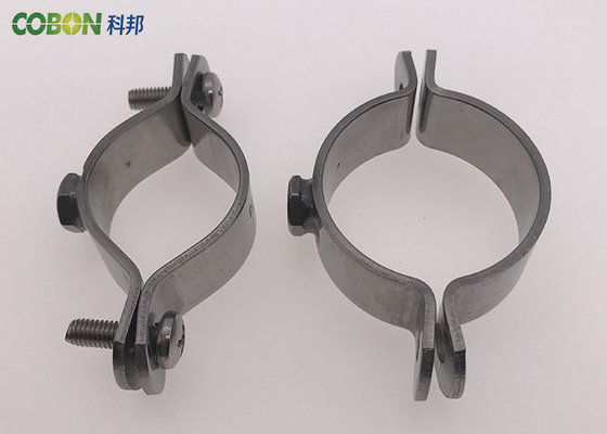 Multicolor Pleated Volt - Endurance Stainless Steel Pipe Clamps For Water Pipeline