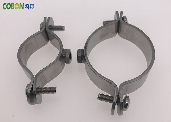 Customized Size Stainless Steel Pipe Clips Torque Balance Connect The Hared Tube