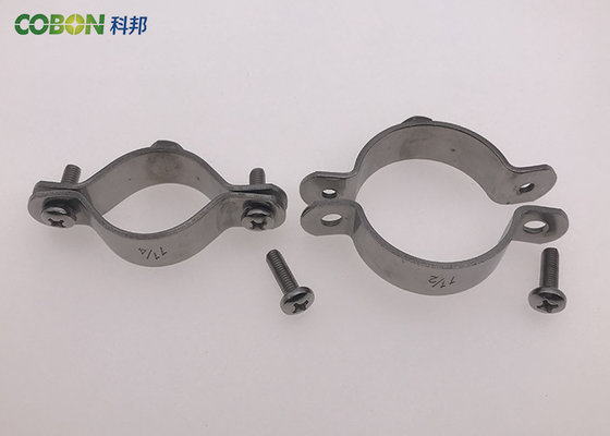 Small Expanding Heavy Duty Pipe Clamps M6 Size With Yellow Zinc Plated