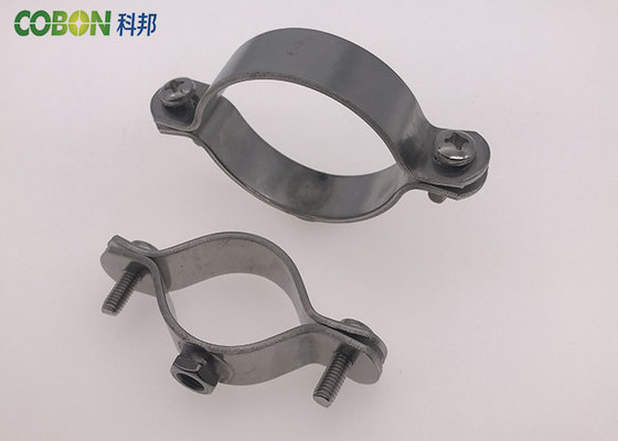 M8 - M10 Stainless Steel Pipe Clamps Mounting Bracket L Type Din Standard