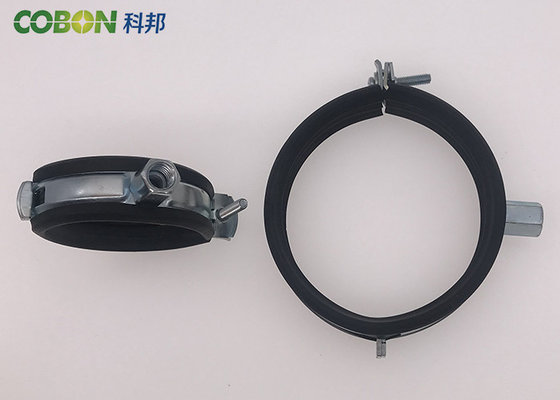 Welding Rubber Pipe Clips Carbon Steel St12 Material For Heating Pipeline