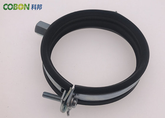 Welding Rubber Pipe Clips Carbon Steel St12 Material For Heating Pipeline