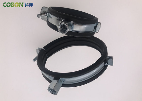 Welding Rubber Pipe Clips Carbon Steel St12 Material For Heating Pipeline