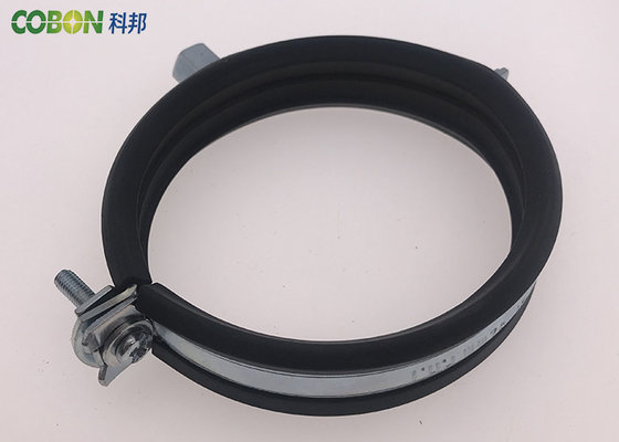 White / Blue Plastic Pipe Clamps ,  3 / 4 Customized Metal Pipe Clamp