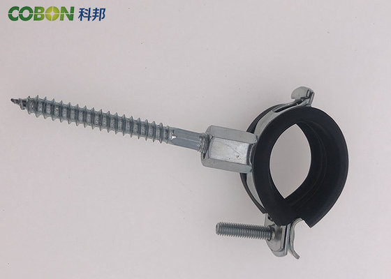 Screw Hooks Colored Rubber Pipe Clips Iron Sheet With Plastic Expansion Anchor