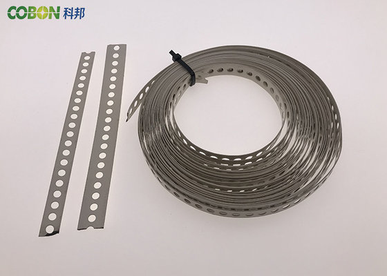 Rounded Duct Hanger Strap Metal Strapping Tape Galvanized Surface Treatment