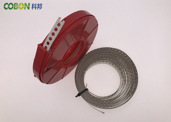 Pre Drilled Metal Fixing Band All Round Fixing Band Environment Friendly