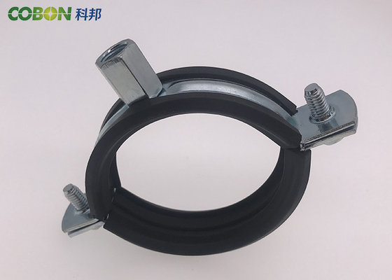 Adjustable Metal Pipe Clamps Assembly Zinc Plating Galvanization Surface Cast Iron Pipe Clamps