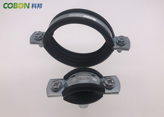 Adjustable Metal Pipe Clamps Assembly Zinc Plating Galvanization Surface Cast Iron Pipe Clamps