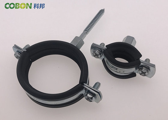 High Pressure Cast Iron Pipe Clamps Zinc Plating  Paint Spraying Surface