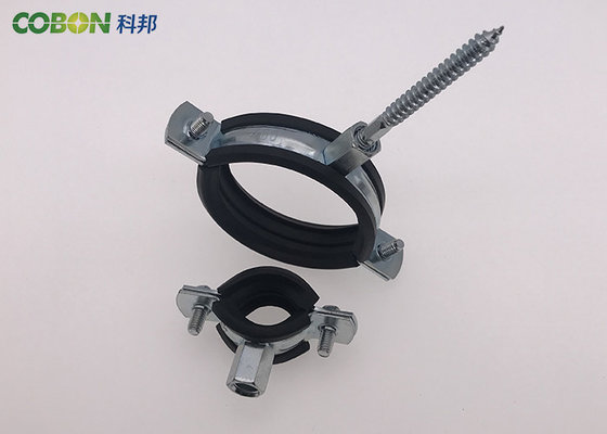 Multicolor Pleated Cast Iron Pipe Clamps For High Pressure Pipes Holding