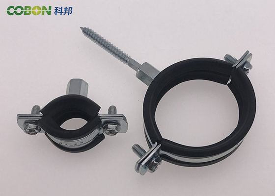 Zinc Plating Cast Iron Pipe Mounting Clamps Black Iron Pipe Hangers