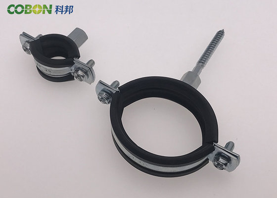 18mm-200mm Dia Cast Iron Pipe Clamps with 45+-5° Shore Hardness