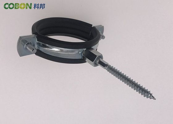 18mm-200mm Dia Cast Iron Pipe Clamps with 45+-5° Shore Hardness