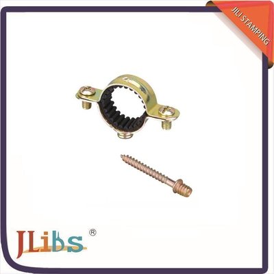 Gas Pipe Clamp Brass Single M7 Hole Pipe Clamp Clip With High Quanlity